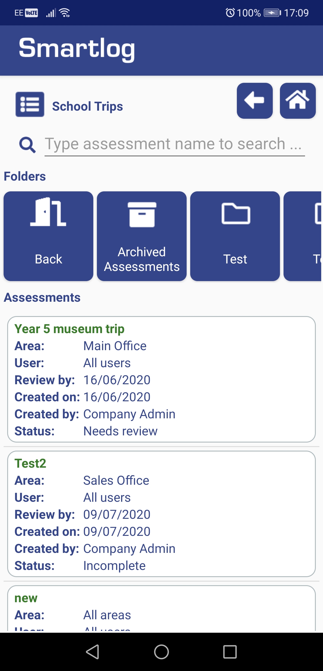 Smartlog® App – Health & Safety Compliance Software