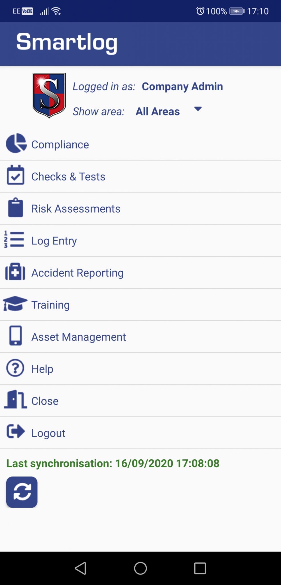 Smartlog® App – Health & Safety Compliance Software